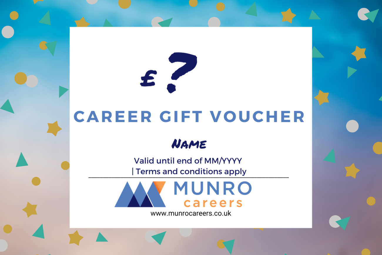 Career Coaching Gift Voucher Archives - Munro Careers | Do The Job You Love